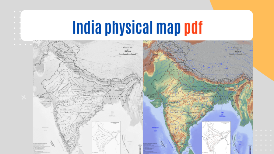 India physical map pdf download - Geographical Analysis