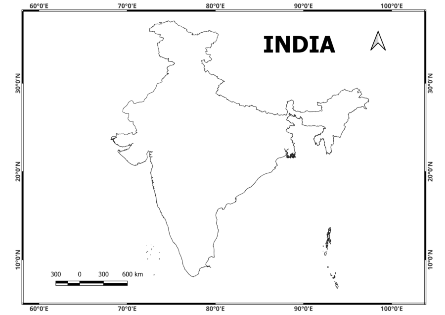Download India Shapefile Including Jammu, Kashmir and Ladakh (2026 ...