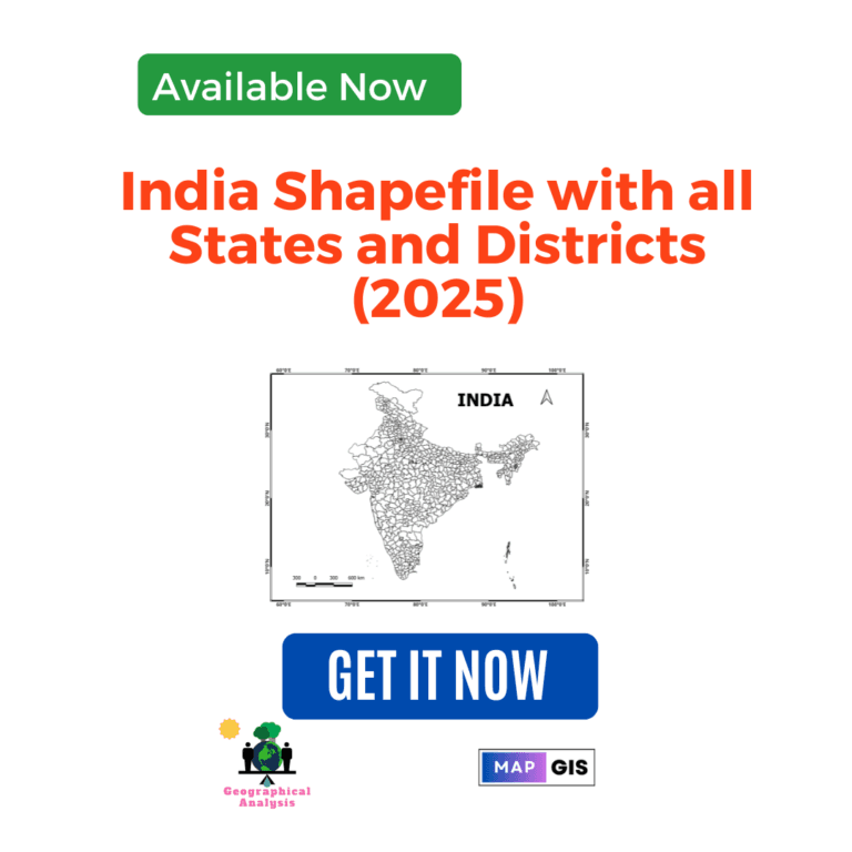 India Shapefile with all States and Districts (2025) - Geographical ...